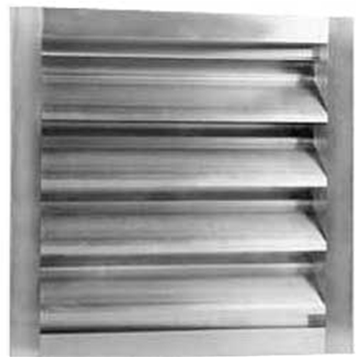 Canarm Ltd. brand 4" Deep Extruded Aluminum Stationary Architectural Louver